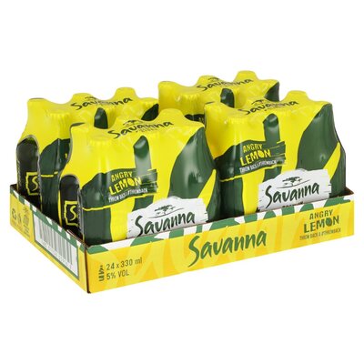 Savanna Cider Angry Lemon NRB 24 x 330ml | PnP