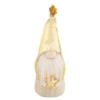 Santa's Village Gold Gnome 35cm(H) | PnP