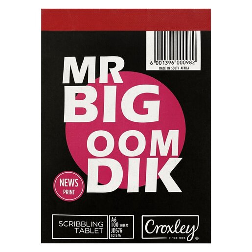 Croxley A6 Mr Big Jotting Pad | PnP