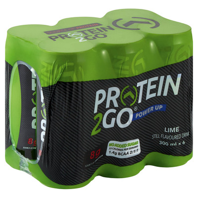 PROTEIN 2 GO SPORTS DRINK LIME 300ML x 6 | PnP