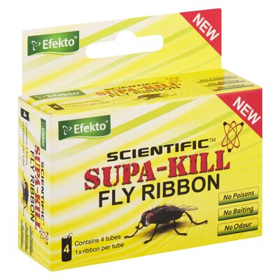 Supa-Kill Fly 4 Pack Ribbon | PnP