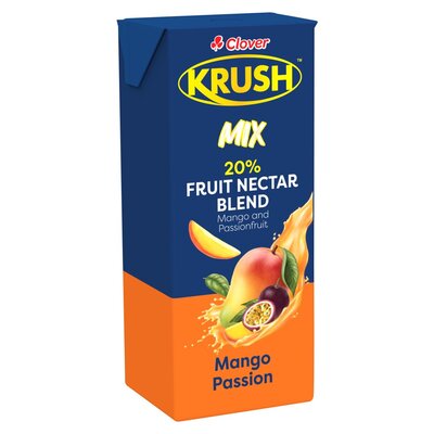 Krush UHT Mango Passion Fruit Juice Blend 200ml | PnP