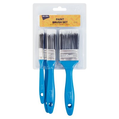 Paint Brush Set 5 Piece-12mm, 25mm, 38mm, 2 x 50mm | PnP