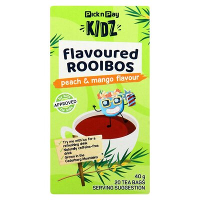PnP Kidz Peach & Mango Flavour Rooibos 20 Pack | Smart Price Specials ...