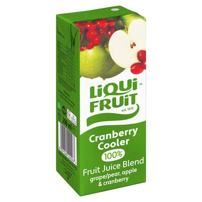 Liqui-Fruit Long Life Fruit Juice Cranberry Cooler 200ml x 24 | PnP