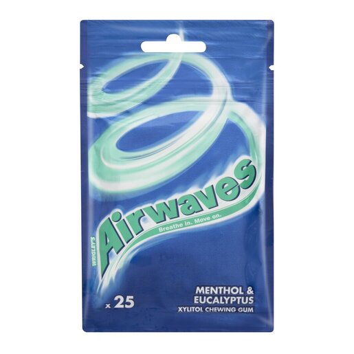Airwaves Chewing Gum Menthol Eucalyptus 25 Pack x 22 | PnP
