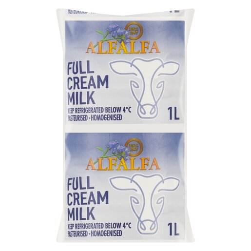 Alfalfa Milk Full Cream Sachet 1L | PnP