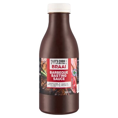 Pnp Let's Cook Braai Barbeque Basting Sauce 500ml | PnP