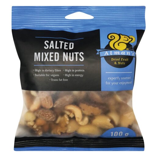 Alman's Salted Mixed Nuts 100g | PnP
