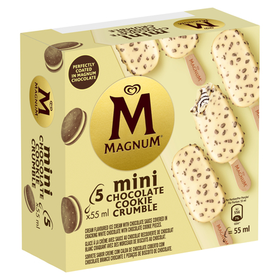 Magnum Mini Choc Cookie Crumble Ice Cream 5 Pack | PnP