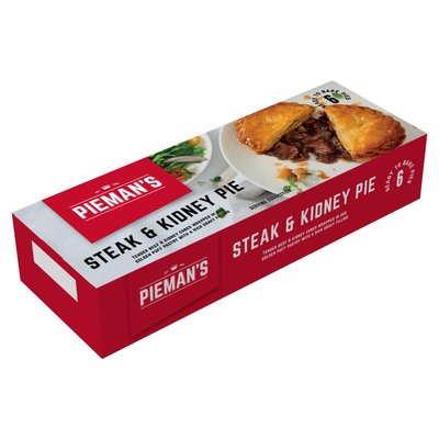 Pieman's Frozen Steak & Kidney Pies 6 Pack | PnP