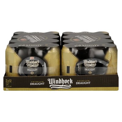 Windhoek Draught Cans 12 x 440ml | PnP