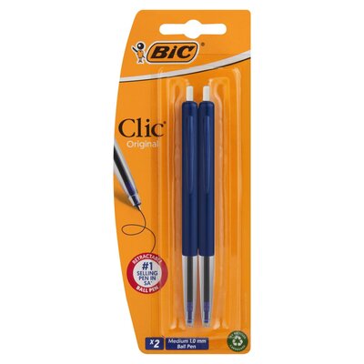 BIC Blue Clic Ballpoint Pen 2 Pack | Smart Price Specials | PnP Home