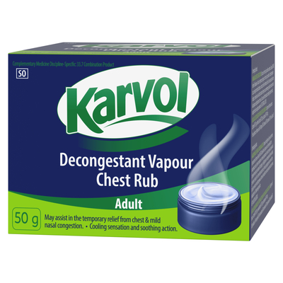 Karvol Adult Decongestant Vapour Chest Rub 50g | PnP