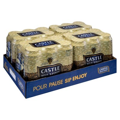 Castle Milk Stout Beer Can 24 x 500ml | PnP