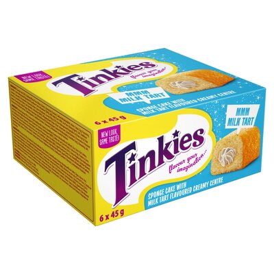 Tinkies Milk Tart Flavoured Creamy Sponge Cake 6 Pack | PnP