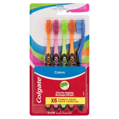 Colgate Colors Medium Family 5 Pack x 1152 | PnP