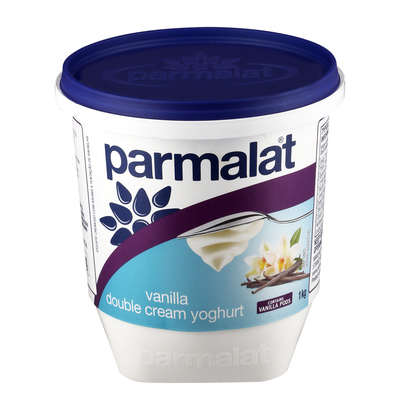 Parmalat Double Cream Vanilla Yoghurt 1kg x 6 | PnP