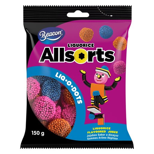 Beacon Allsorts Liquorice Flavoured Jubes 150g | PnP