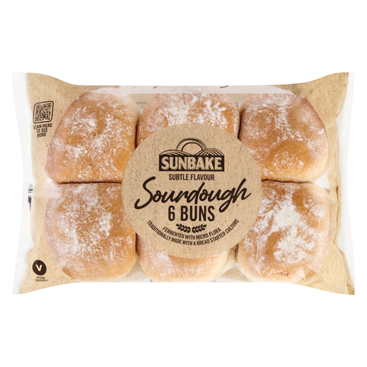 Sunbake Sourdough Buns 6 Pack | PnP