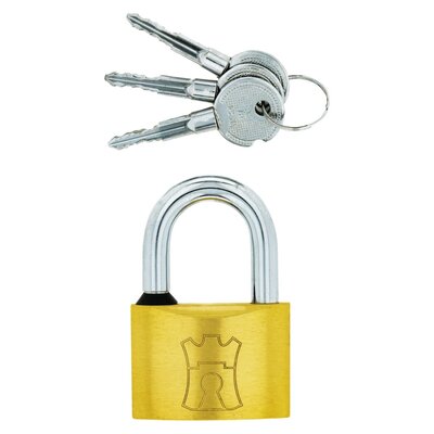 Fort Knox Quattro Hi-security Brass Lock 50mm | PnP