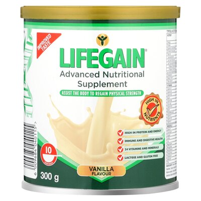 Lifegain Advanced Vanilla Flavour Nutritional Supplement 300g | PnP