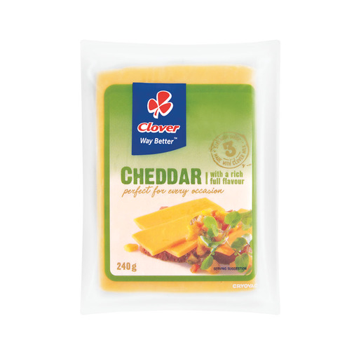 Clover Cheddar Vacuum Packed 240g x 20 | PnP