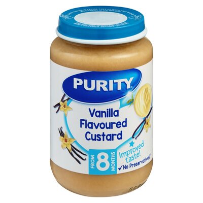 Purity Jar Custard with Vanilla Flavour 200ml from 8 Months | PnP