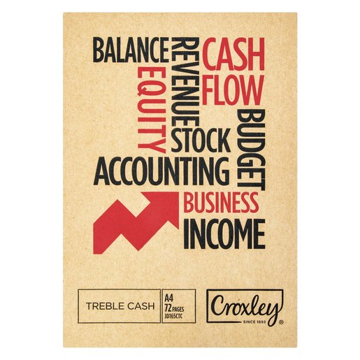 Croxley 72-Page A4 Accounting Treble Cash Book | Smart Price Specials ...