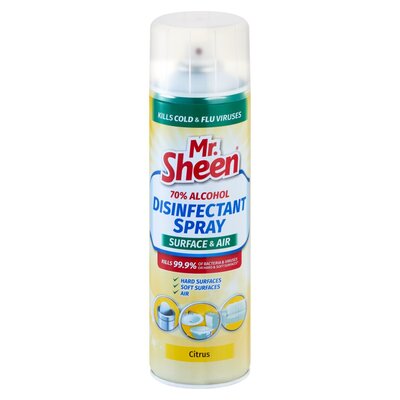 Mr Sheen Citrus Disinfectant Surface & Air Spray 500ml | PnP