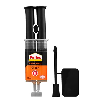 Pattex Power Epoxy Clear Syringe Glue 25ml | PnP
