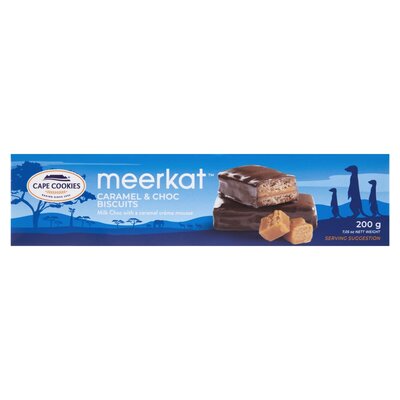 Cape Cookies Meerkat Caramel & Choc Biscuits 200g | PnP