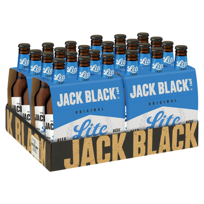 Jack Black Original Lite Lager Beer 24 x 330ml | PnP