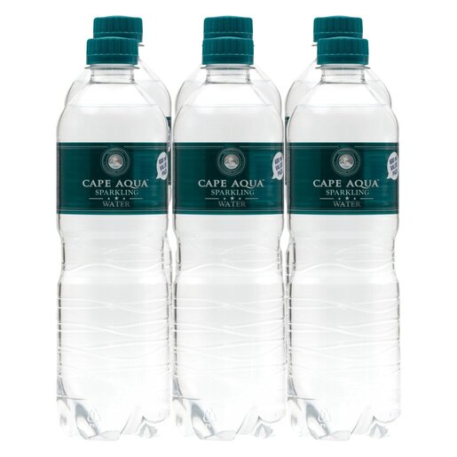 Cape Aqua Sparkling Water 6 x 600ml | PnP