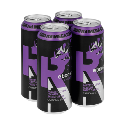 Reboost Energy Drink Fantasy Fusn 4 x 500ml | PnP