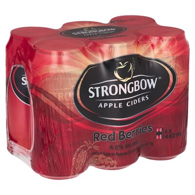 Strongbow Red Berries Cans 6 x 440ml | PnP