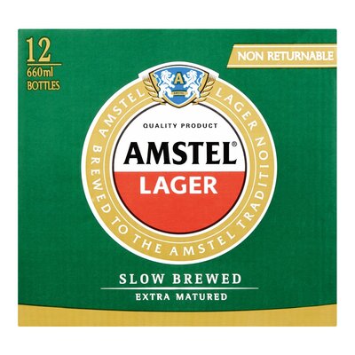 Amstel Lager NRB 660ml x 12 | PnP