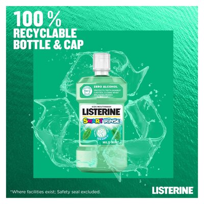 Listerine Kids Mouthwash Mild Mint 500ml | PnP