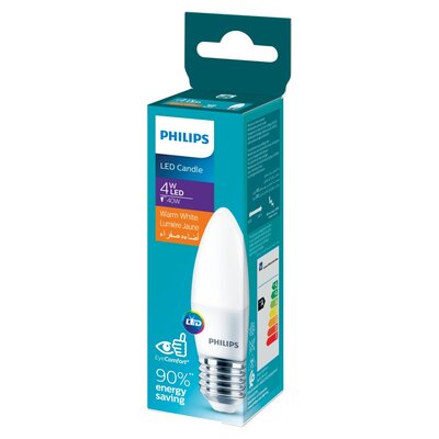 Philips 4-40W ES LED Candle Warm White | Smart Price Specials | PnP Home