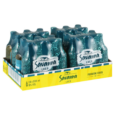 Savanna Loco Tequila Flavour 24 x 330ml | PnP