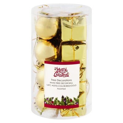 Santa's Village 16-Piece Assorted Tree Decorations Set | PnP