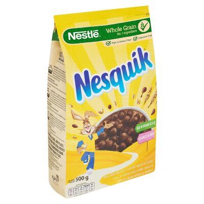 Nesquik Chocolate Flavoured Whole Grain Breakfast Cereal 500g x 300 | PnP
