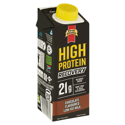 First Choice High Protein Recovery Chocolate Flavoured Milk 250ml | PnP