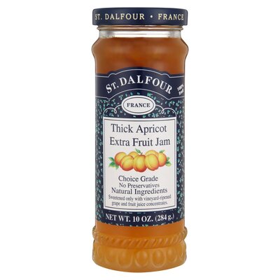St. Dalfour Choice Grade Thick Apricot Extra Fruit Jam 284g | Smart ...