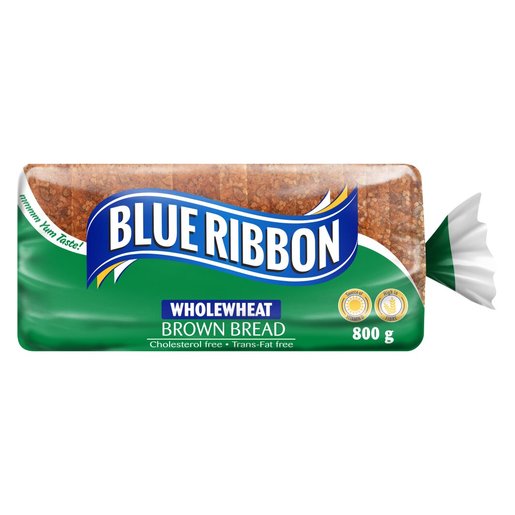 Blue Ribbon Whole Wheat Brown Bread 800g | PnP