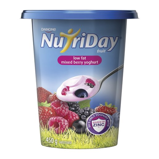 Danone Nutriday Low Fat Mixed Berry Yoghurt 450g | PnP