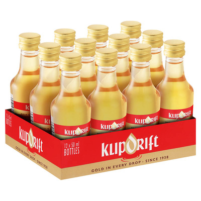 Klipdrift Export Brandy 50ml x 12 | PnP