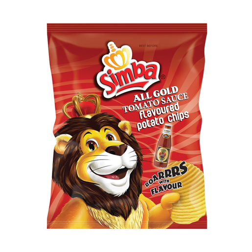 Simba Chips All Gold Tomato Sauce 125g x 720 | PnP