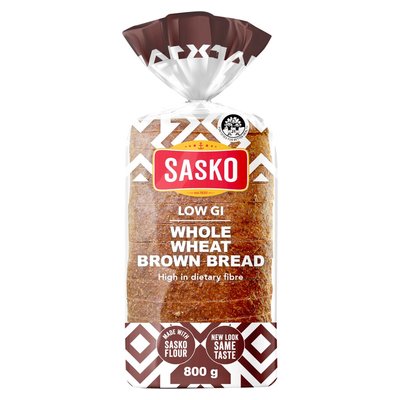 Sasko Low Gi Dumpy Whole Wheat Brown Bread 800g | Smart Price Specials ...