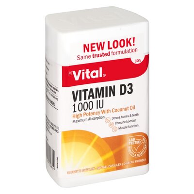 Vital Vitamin D3 Capsules 30's | PnP